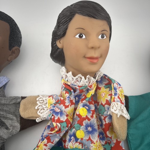 Vintage Learning Resources African American Brown Hand Puppet Rubber ...