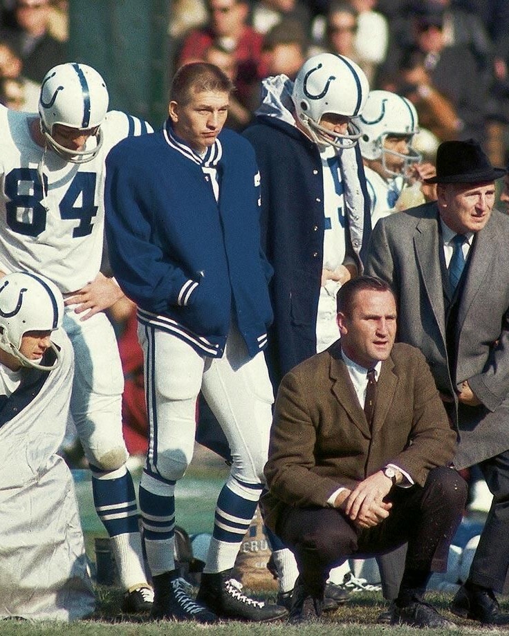 DON SHULA & JOHNNY UNITAS 8X10 PHOTO BALTIMORE COLTS PICTURE NFL ...