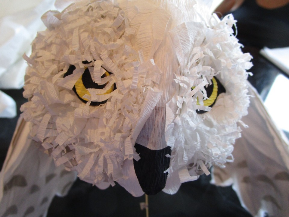 Pottery Barn Teen Christmas Harry Potter Hedwig Tree Topper owl New w ...