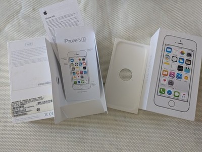 iphone box only 5S w/ Inserts | eBay