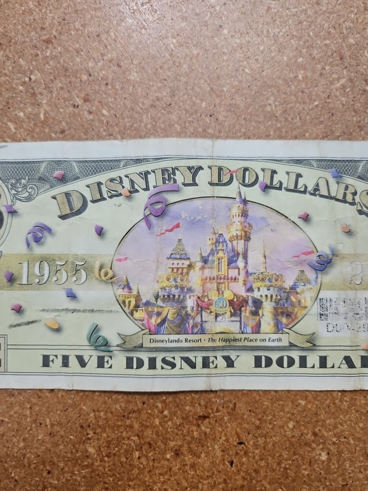 Donald Duck $5 Disney Dollar D Series 50th Anniversary Series 2005 with ...
