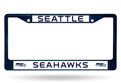 Seattle Seahawks Anodized Navy License Plate Frame 94746965211| eBay