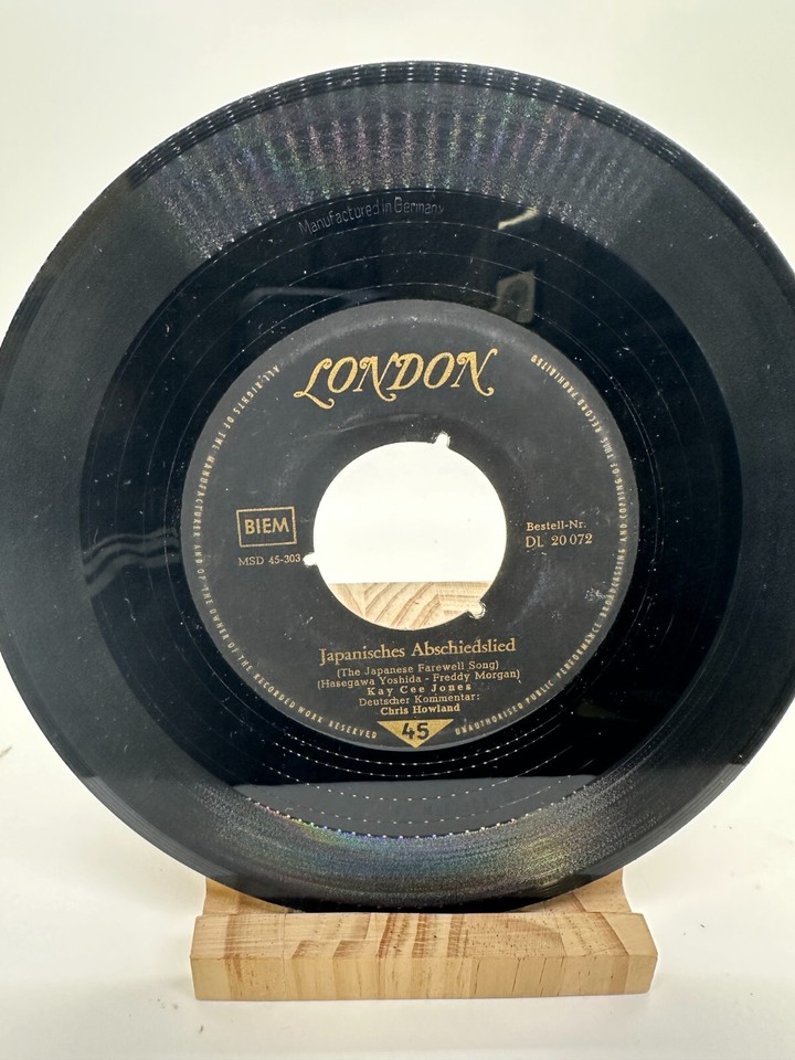 KAY CEE JONES I Wore Dark Glasses / Japanese Farewell Song GERMAN VINYL ...