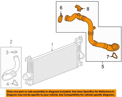 GM OEM 11-12 Cruze Cooling Intercooler-Air Outlet Tube 13345223 | eBay