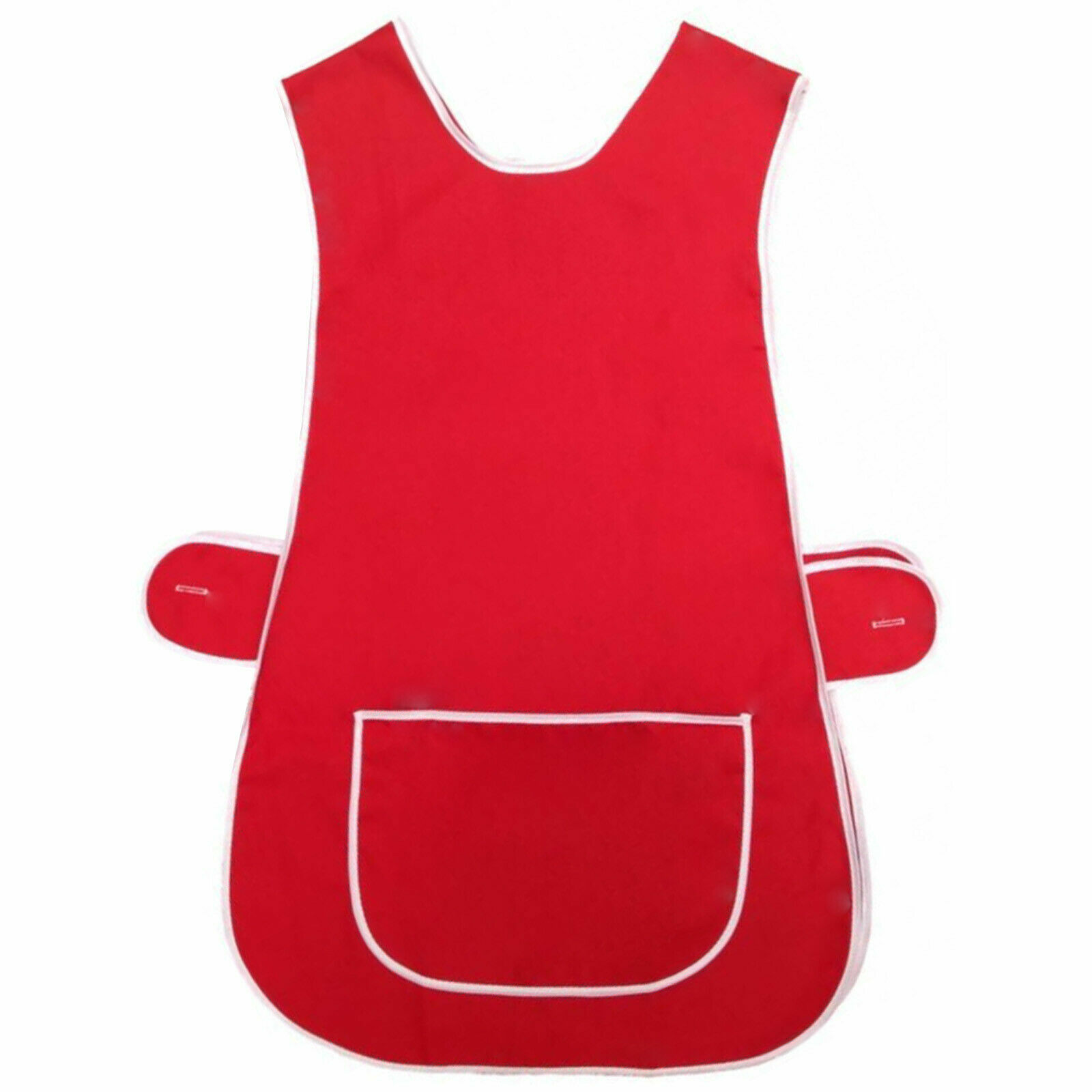 LADIES WOMEN TABARD APRON OVERALL KITCHEN CATERING CLEANING BAR PLUS ...