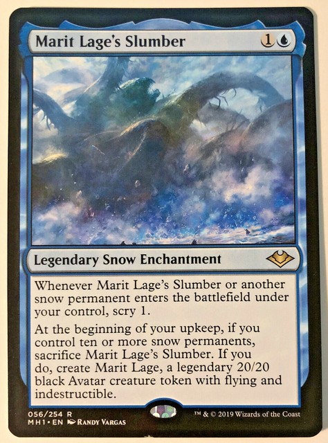 MTG Marit Lage's Slumber Modern Horizons 056/254 Regular Rare for sale ...