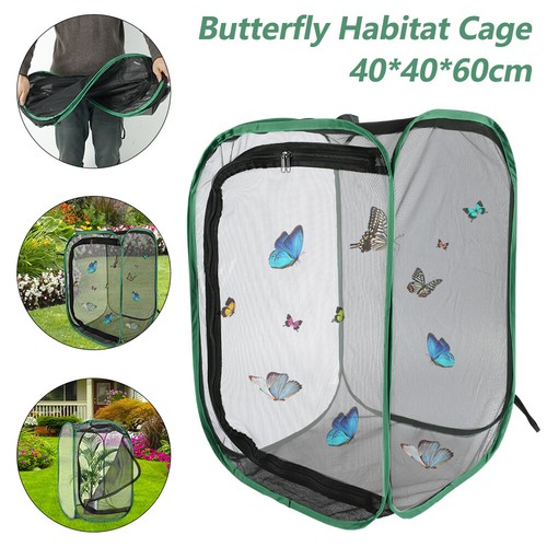 Butterfly Habitat Cage Enclosure Pop-up Collapsible Mesh Cage ...