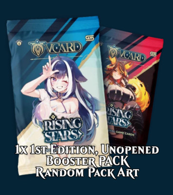 GamerSupps vCard Rising Stars 1st Edition Booster Pack x1 unopened ...