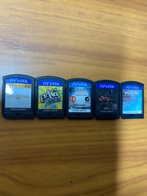 5 Asian/English Playstation PS Vita Games Lot CARTS Only -tested- | eBay