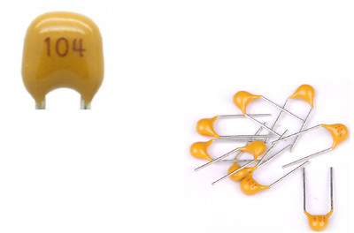 104 pitch (50x) Mulitlayer Ceramic Capacitor 100000PF 100NF 0.1uF 50V ...
