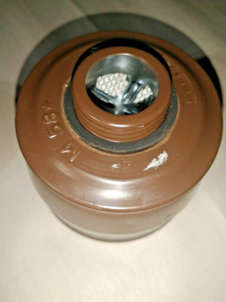 Military Surplus 40mm Gas Mask Filter M58 for NATO Israeli Russian MC1 ...
