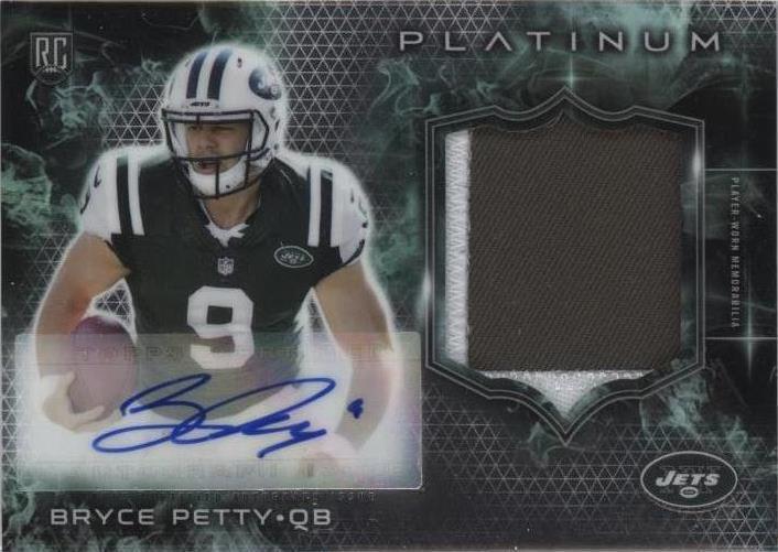 2015 Topps Platinum - Autographed Rookie Patches Bryce Petty #ARP-BPY ...