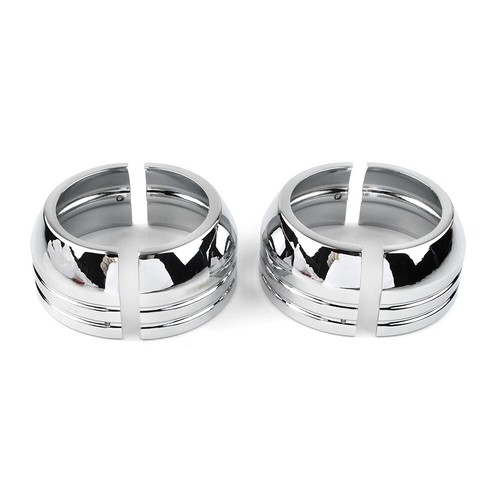 Chrome Fork Boot Cap Cover for Harley Sportster Fat Bob FXDF 49mm Front ...