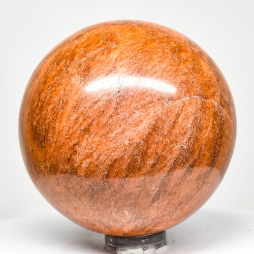 55mm Orange Jasper Sphere Natural Crystal Ball Chalcedony Mineral Stone ...