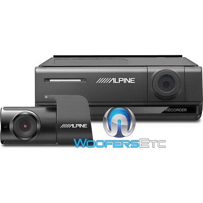 ALPINE DVR-C320R HD DASH CAM Wi-Fi REAR-VIEW CAMERA FOR SELECT ALPINE ...
