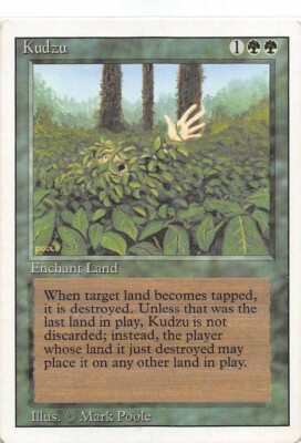 Kudzu *Rare* Magic MtG x1 Revised MP | eBay