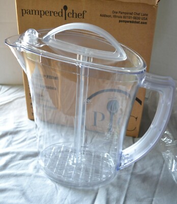 Pampered Chef 2 Quart QUICK-STIR® PITCHER - EZ Frozen or Powder Mixing ...