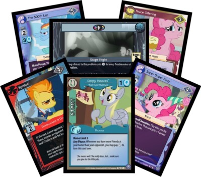 MLP My Little Pony CCG : Mixed 100 Card Lot with Foils, Rares | eBay
