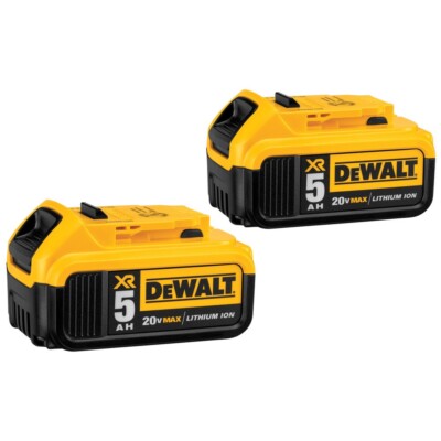 DEWALT 20V 5Ah Battery 2 Pack - OEM DCB205-2 | eBay