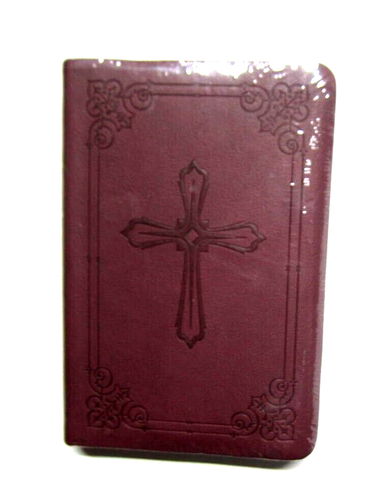 NIV Holy Bible Brown Compact NIV Cross Italian Duo-Tone Zondervan New ...
