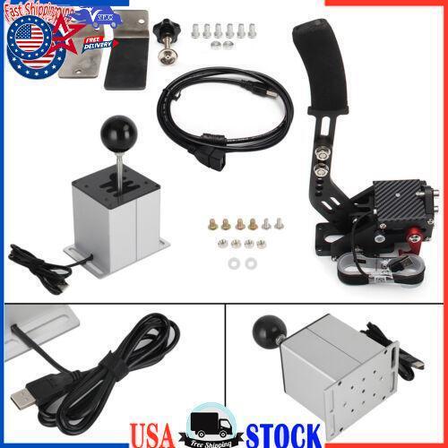 USB Handbrake with Clamp and 6+ R H Shifter for Logitech G29 G920 ...