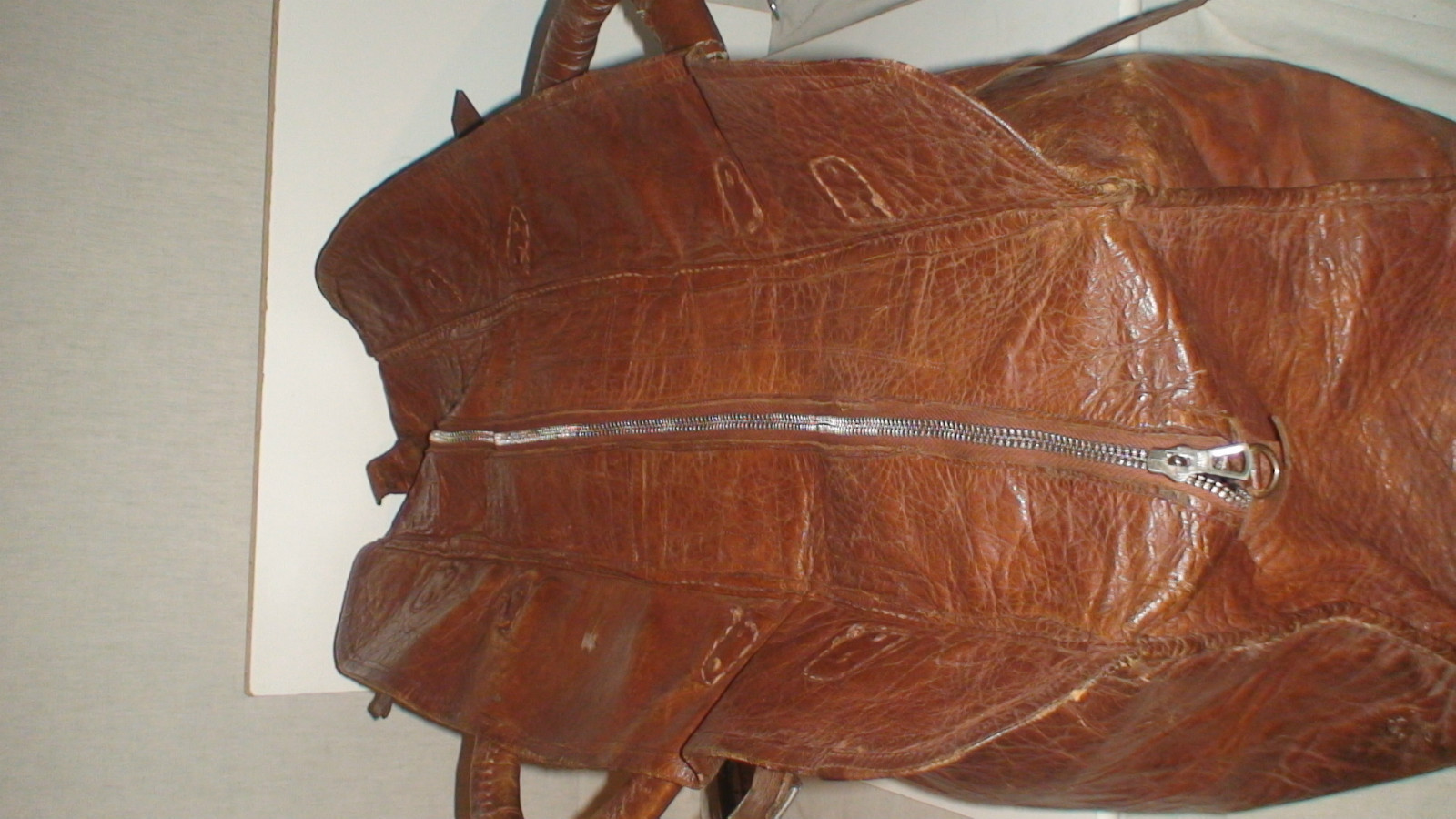 ANTIQUE FIELD SURGEON DOCTOR MORTICIAN BANDIT ALL LEATHER CARRYALL ...