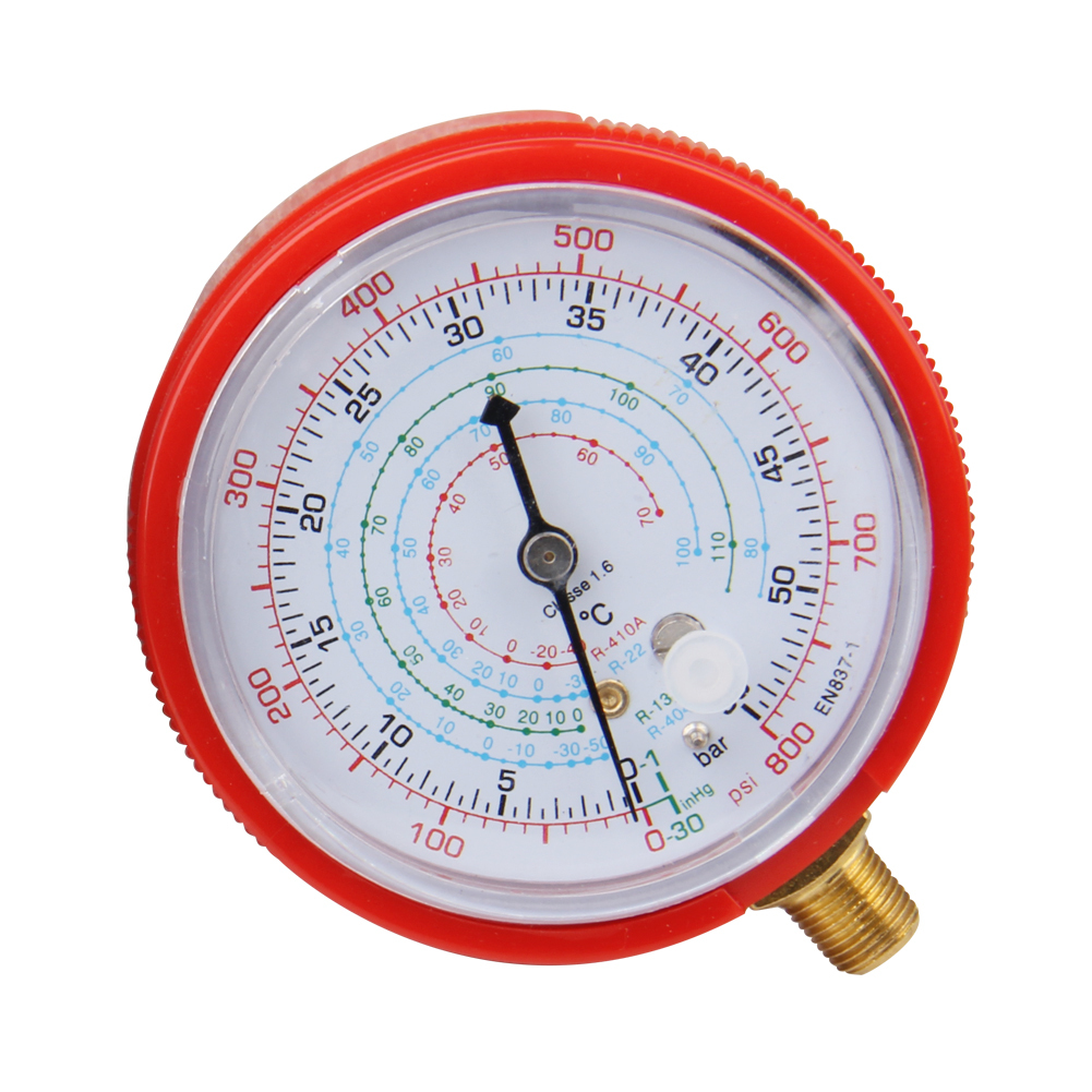 Car Dual Gauge A/C Pressure Gauge Auto Hi/Low Tester Gauge For Air ...