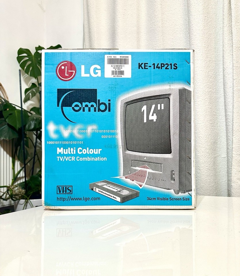LG KE-14P21S 14” HDMI CRT TV VHS VCR Combo Brand New Premium Bundle | eBay