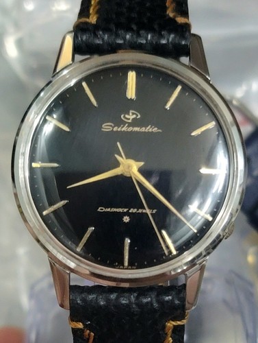 Vintage Seiko Watch/Seiko Seikomatic Slimdate 20J SS Automatic Japan ...