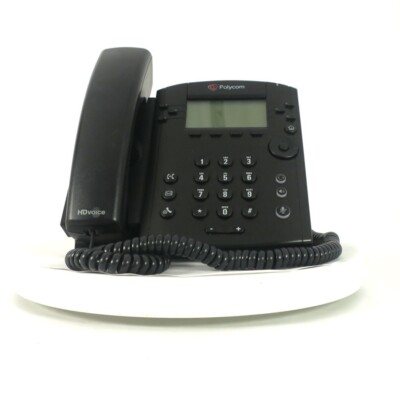 Polycom VVX 301 Corded Business Media Phone System 6 Line PoE *AC NOT ...