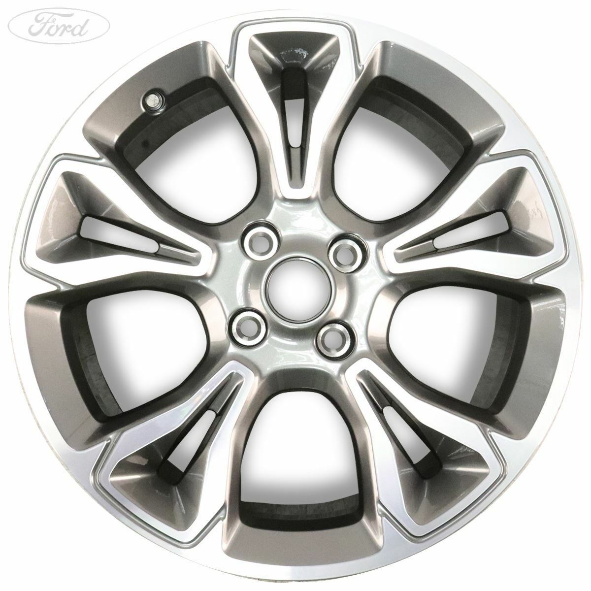 Genuine Ford Fiesta Mk8 18" Alloy Wheel 5x2 Spoke 7x18 Rock Met ...