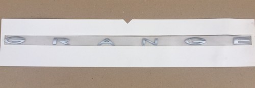 HSV WK WL ' GRANGE ' BOOT LID CHROME LETTERING BADGE GENUINE HSV GM VY ...