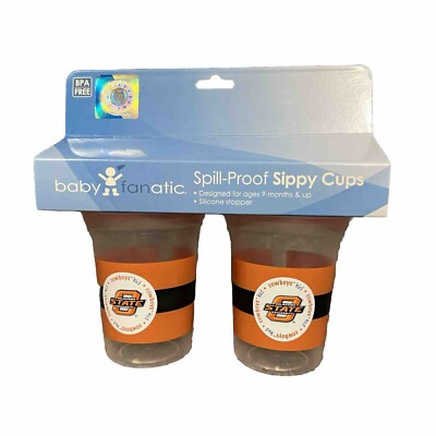 2 Pack Oklahoma State Cowboys Toddler Baby Spill Proof Sippy Cup New | eBay