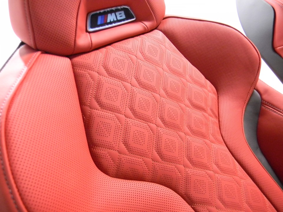 BMW M F93 m8 leather interior sport seats seats leather Merino Sakhir ...