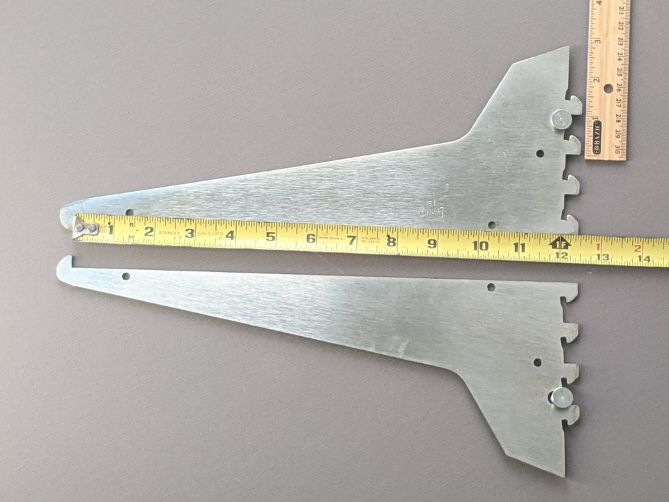 12 in shelf brackets heavy duty Garcy X689-12 | eBay