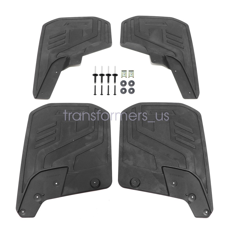 Front Rear Splash Mud Flap Guard Fit 2023-2024 Chevy Colorado With ...