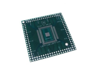 QFP EQFP TQFP LQFP144 128 0.5mm Pitch SMD to DIP Breakout Board | eBay