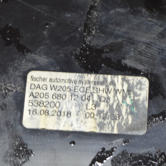 MERCEDES W205 C-class Black Wood Finish Center Console A2056801204 for ...