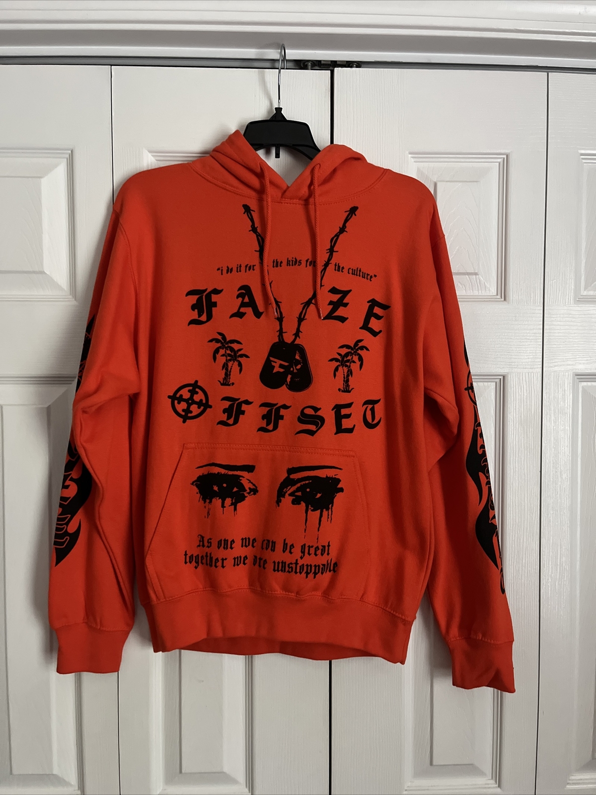 FaZe CLAN x OFFSET Collab Orange Hoodie Size Small NEW | eBay