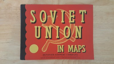 Vintage Soviet Union in Maps - Atlas - 1961 - Harold Fullard | eBay