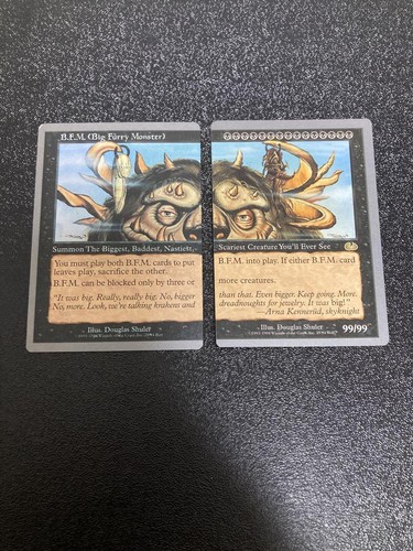 MTG B.F.M. (BIG FURRY MONSTER) BFM SET Near Mint NM | eBay