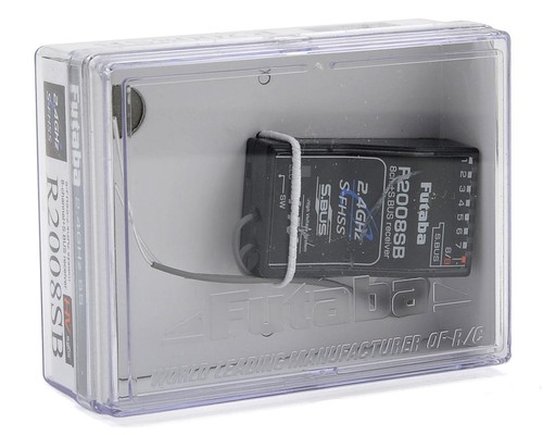 New Futaba R2008SB 2008 2.4ghz FHSS 8 eight channel Receiver 14SG 8J ...