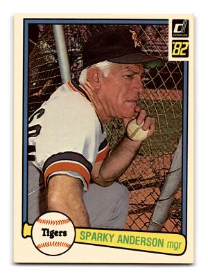 Sparky Anderson 1982 Donruss #29 Detroit Tigers Near Mint NM | eBay