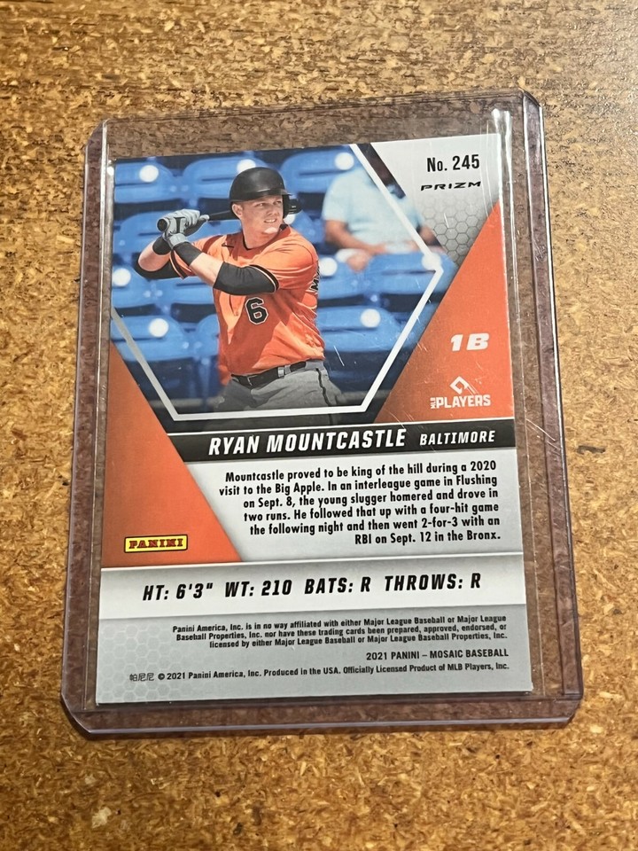 2021 Panini Mosaic Baseball Silver Prizm # 245 Ryan Mountcastle RC | eBay