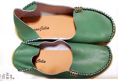 Women’s Venus Celia Size 8 green Comfort Walking Shoes With Rubber ...