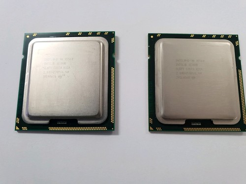4 x intel Xeon X5560 Quad Core 2.8GHz 8MB 6.4GT/s LGA1366 SLBF4 CPU lot ...