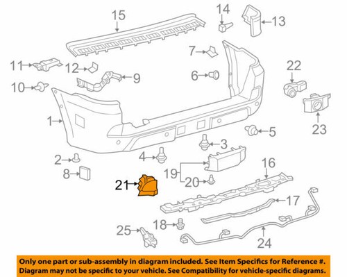 81490-60090 Toyota Reflector assy, reflex, lh 8149060090, New Genuine ...