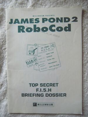 60914 Instruction Booklet - James Pond 2 Robocod - Commodore Amiga ...