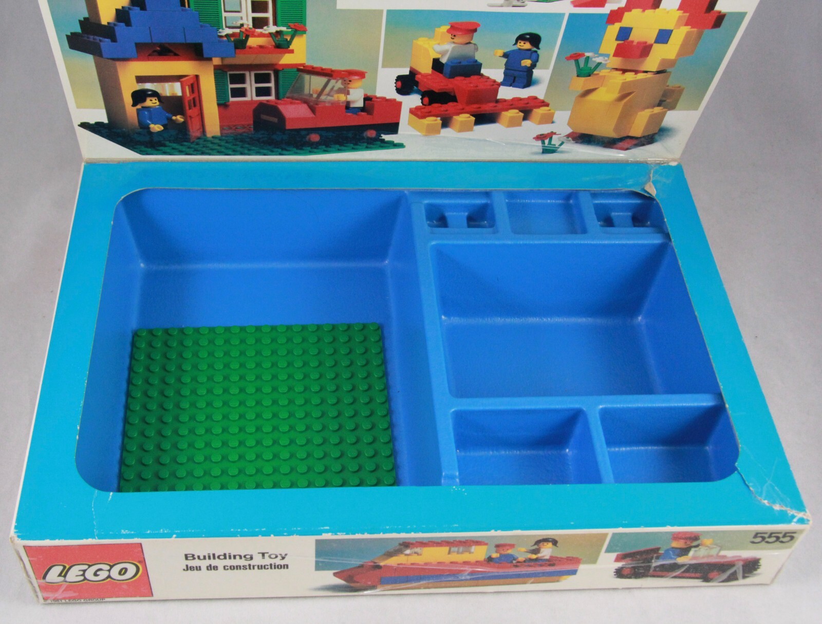 Lego Universal Building 555 Basic Set 87% Complete + Instructions 1981 ...