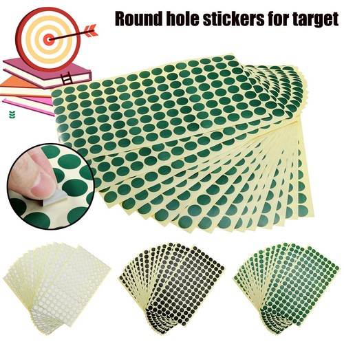 5400Pcs Self Adhesive Paper Dots Round Pasters Shooting Target Repair ...